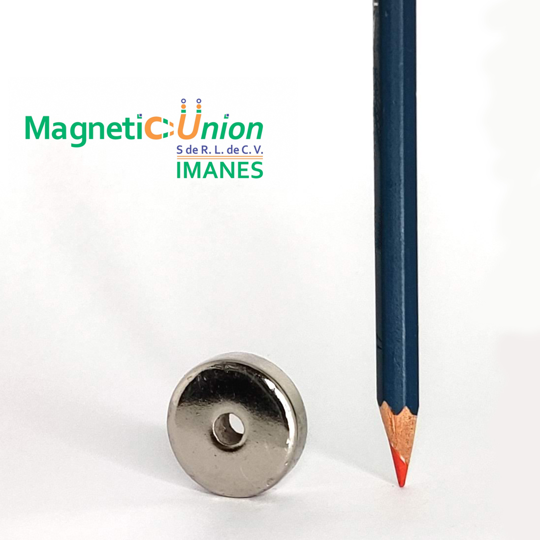 IMANES DE NEODIMIO Disco 25x5x8 mm - Magnetic-Union