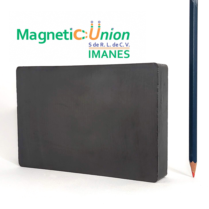 IMANES DE FERRITA Block 150x100x25 mm - Magnetic-Union