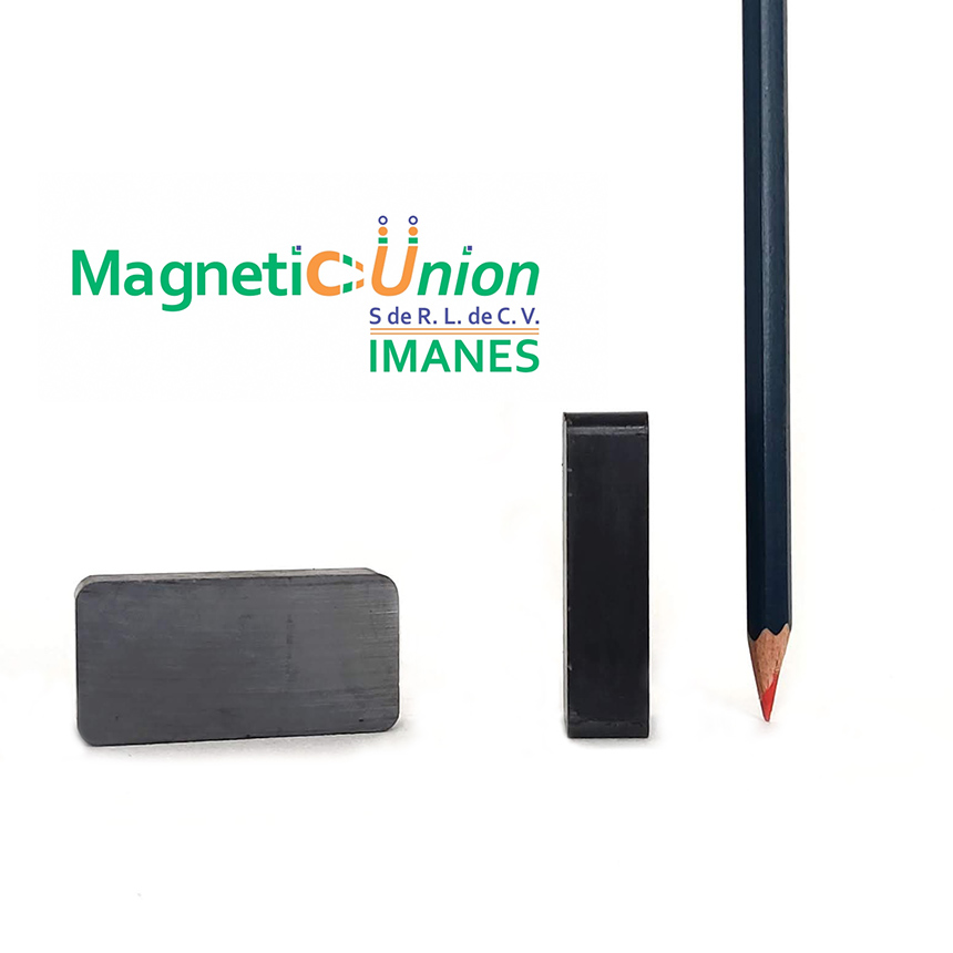 IMANES DE FERRITA Block 50x25x12 mm - Magnetic-Union