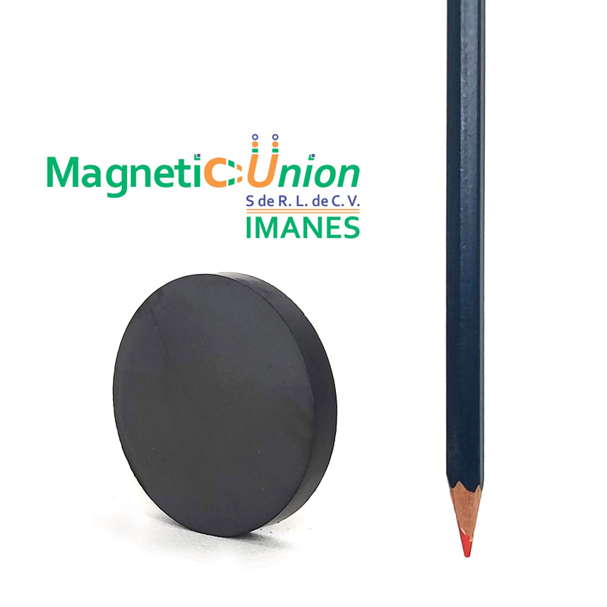 IMANES DE FERRITA Disco 54x8 mm - Magnetic-Union