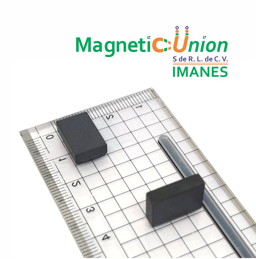 IMANES DE FERRITA BLOCK 10X15X4 mm- Magnetic-Union