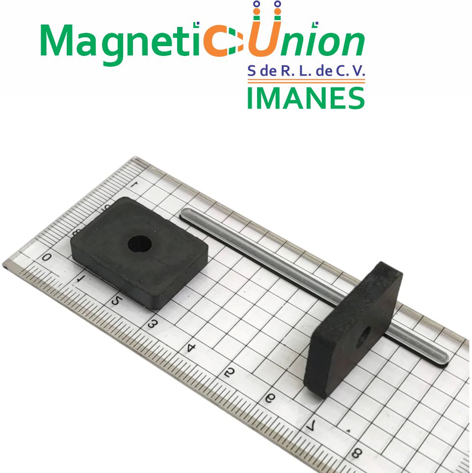 IMANES DE FERRITA BLOCK 25X19X5X5 mm - Magnetic-Union
