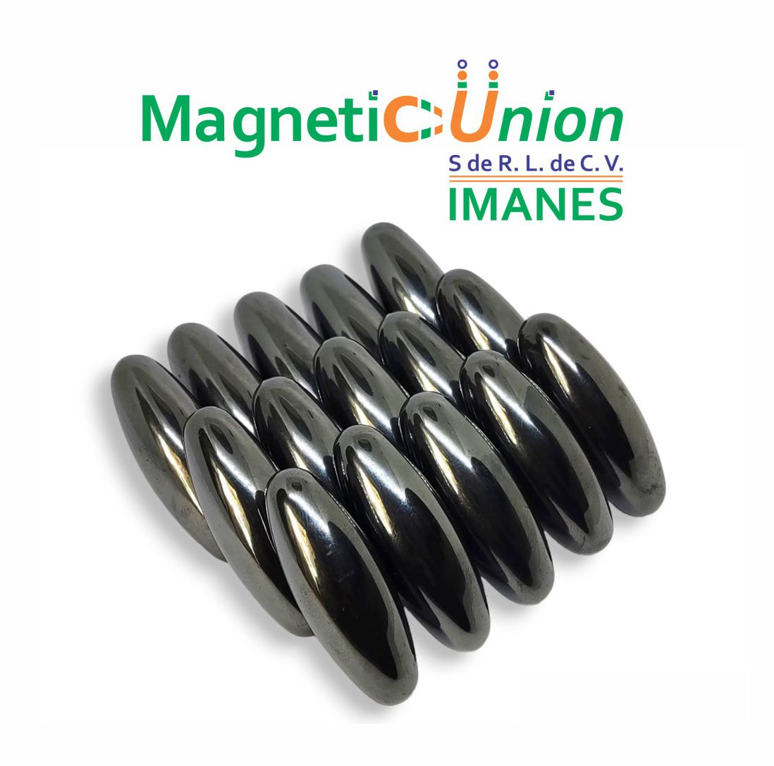 Imanes de Hematita Elípticos Antiestrés - Magnetic-Union