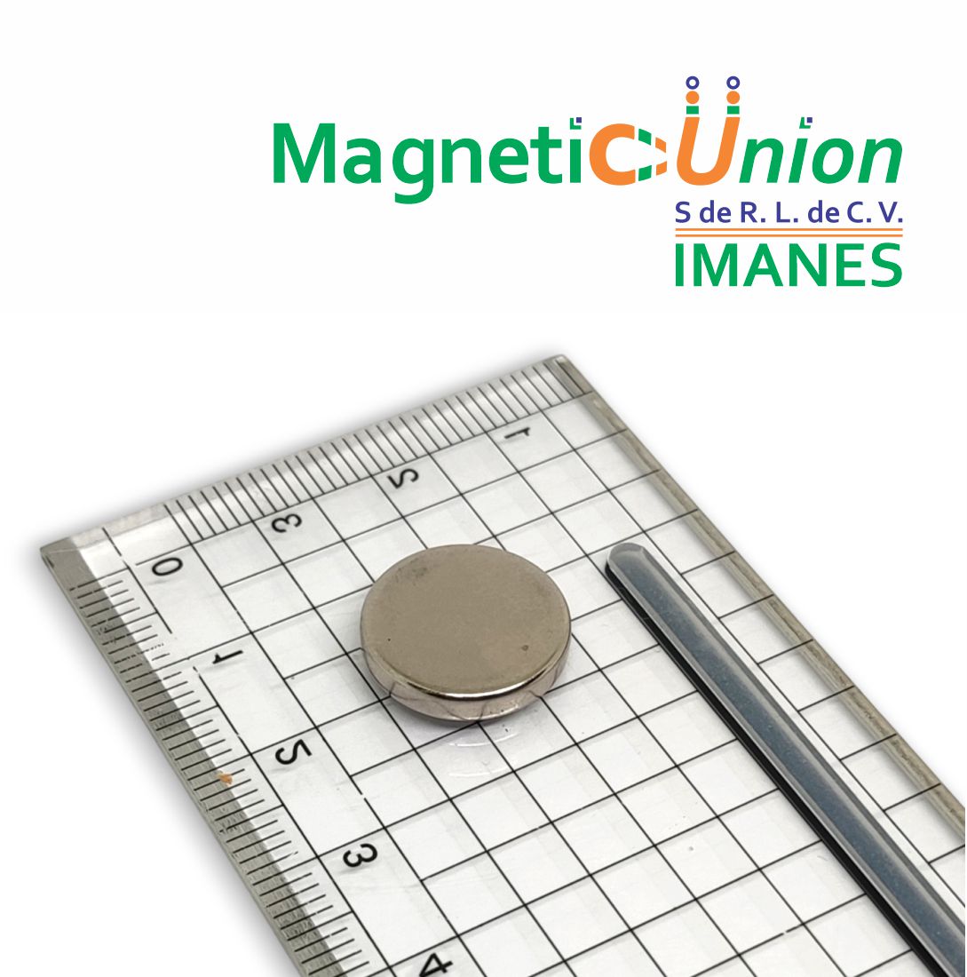 Imanes de Neodimio Disco 15x3 mm - Magnetic-Union