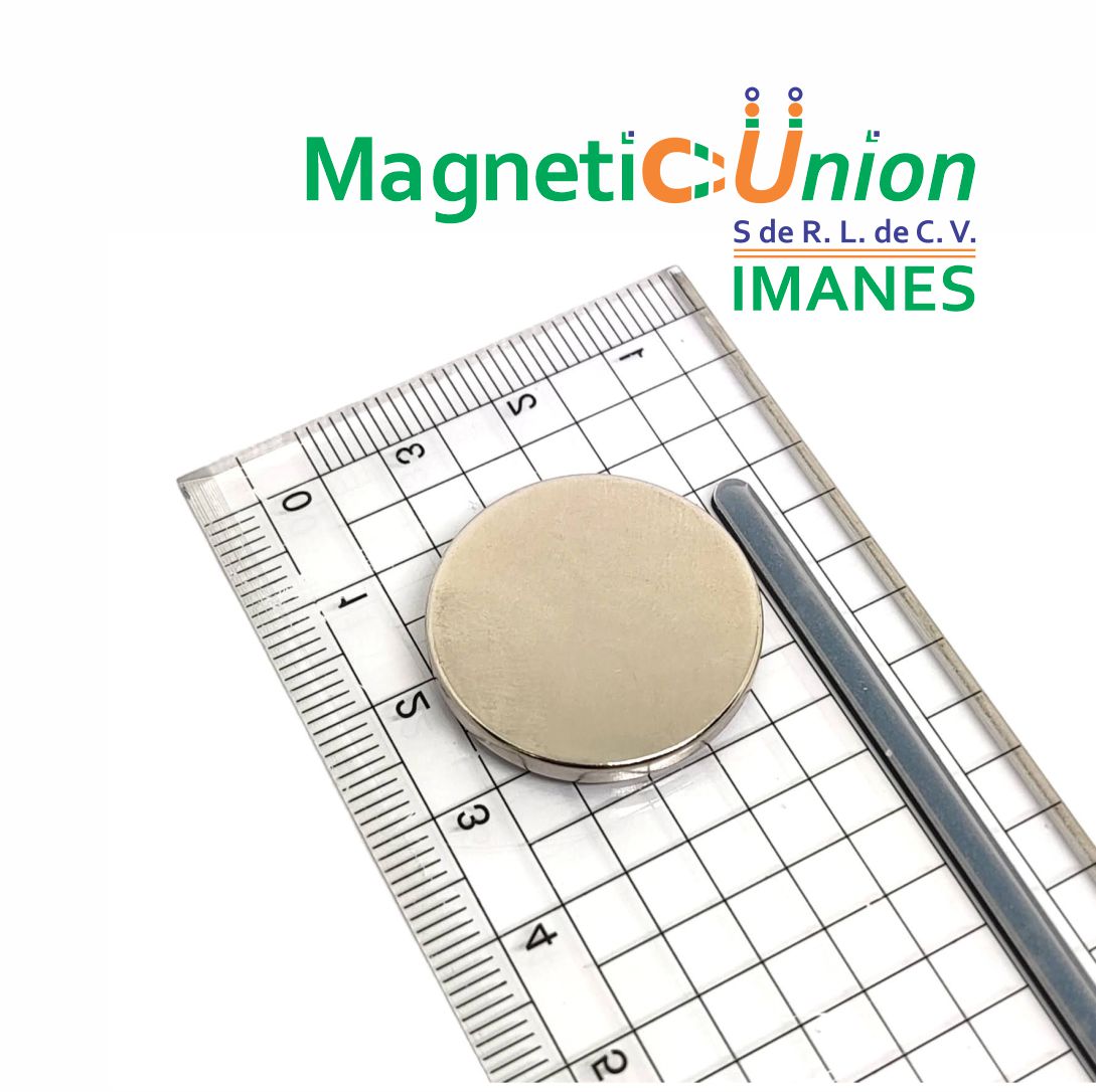IMANES DE NEODIMIO Disco 25x3 mm - Magnetic-Union